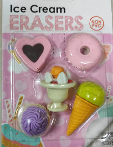 Flipkart.com | Vibgyor Products Eraser for Kids – Ice-Cream Theme ...