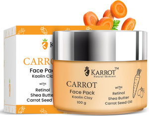 Karrot Natural Carrot Face Pack for Brightening & Nourishing Skin, Enhances Complexion - Price ...