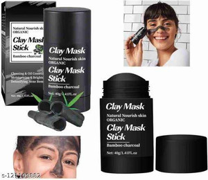 Extraposh Clay Masks Stick Bamboo Charcoal Anti Acne Cleaning Solid Mask Stick For Face - Price ...