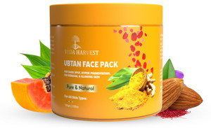 veda harvest Ubtan Face Pack for Glowing Skin,Tan Removal, Hyperpigmentation,Detan Face Pack ...