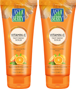 ASTABERRY Vitamin C Scrub 100ml, Pack 2 (2 x 100m Face Wash - Price in India, Buy ASTABERRY ...