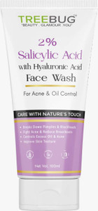 TREEBUG 2% Salicylic Acid With Hyaluronic Acid For Acne & Oil Control Face Wash - Price in India ...