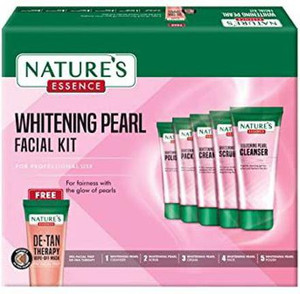 Nature's Whitening Pearl Facial Kit, 500g+100ml - Price in India, Buy Nature's Whitening Pearl ...