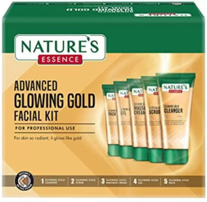 Nature's Essence ADVANCED GOLD GLOWING FACIAL KIT 250G - Price in India, Buy Nature's Essence ...