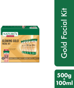 Nature's Essence Glowing Gold Facial Kit - 500 gm 100 ml - Price in India, Buy Nature's Essence ...