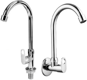 Fastgear By Fastgear SS 360 Degree Moving Chrome Finish Swan Neck