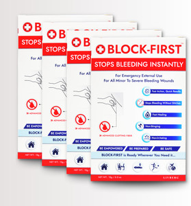 BLOCK-FIRST Stops Bleeding Instantly for All First Aid Kit First Aid Kit Price in India - Buy ...