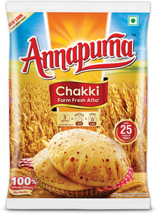 Annapurna 5KG Farm Fresh Chakki Atta Price in India - Buy Annapurna 5KG Farm Fresh Chakki Atta ...