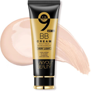 Lakyou Beauty 9in1 BB Cream | Light Coverage | 24-Hour Wear | Hydration | SPF 15 | Even Tone ...