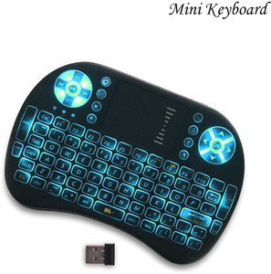 AMUSING Mini Size Wireless Keyboard with Touch pad Mouse for Gaming, desktop, laptop USB Gamepad ...