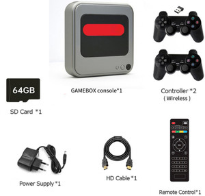 VK MART 4K HD Gamebox G7 Player Support WiFi Android TV Console Retro Video Game 64 GB 64 GB ...