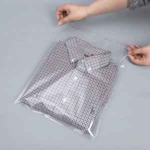 GrahLogy 12x16 100 Pcs Big Transparent Polythene Bag for Clothes, Packing, Money, Keep Curtains ...