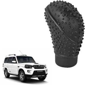 Inspire Dmax Silicon Soft Gear Knob Cover (Black) For Mahindra Scorpio (Pack of 1) Gear Shift ...
