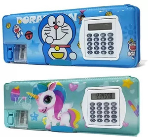 Flipkart Poksi Inbuilt Calculator Avenger Art Plastic Pencil Box
