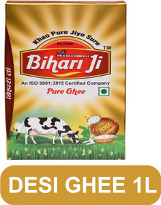 Bihari ji Desi ghee 1ltr tetra pack Ghee Tetrapack Price in India - Buy Bihari ji Desi ghee 1ltr ...