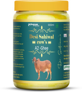 Dr.Satnam's Arogyam Ayurveda Desi Sahiwal Cow’s Ghee| A2-Ghee Ghee 1000 ...