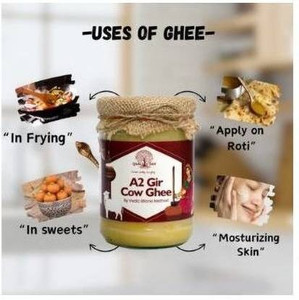 QUALITY DAY A2 Gir Cow Ghee - Pure, Healthy, and Nutritious Ghee 500 ml Glass Bottle Price in ...