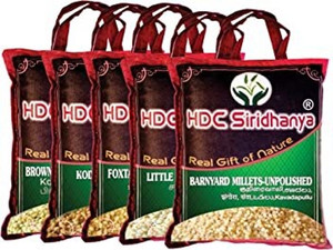 HDC SIRIDHANYA Unpolished and organic five positive Mixed Millet Price in India - Buy HDC ...