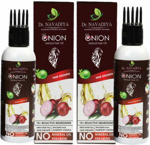 Dr. NAvadiya Onion Hair Oil for Hair Growth, Dandruff & Hair Fall Control Hair Oil - Price in ...