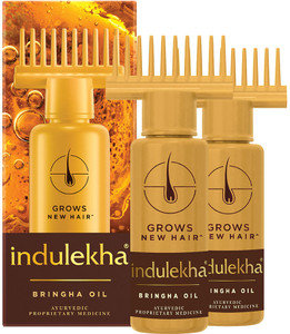 indulekha Bringha Ayurvedic Growth Pack of 2 Hair Oil - Price in India, Buy indulekha Bringha ...