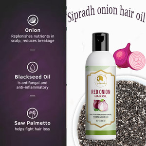 Sipradh Herbal Onion Oil 21 Natural Oils for Hair Loss & Hair Strengthening Hair Oil - Price in ...