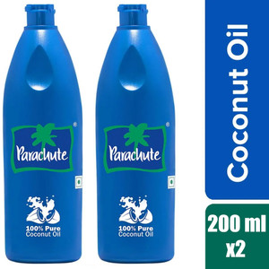 Parachute 100% Pure Coconut Oil ^200mlx2 Hair Oil - Price in India, Buy Parachute 100% Pure ...