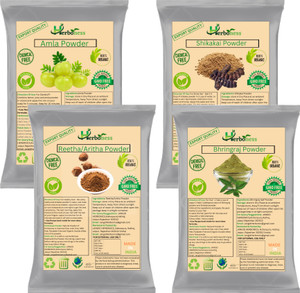 Herboness Amla Reetha Shikakai Bhringraj Powder For Hair( 40gm each - Price in India, Buy ...
