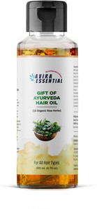 Avira Essential GIFT OF AYURVEDA OIL with 16 Organic Herbs- for Hair Fall, Regrowth, Hair-loss ...