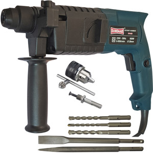 DUMDAAR DM20 900W 20mm Electric Hammer Machine with 3pc Hammer & 2pc Chisel bit and 13mm drill ...