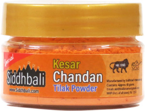 Siddhbali Kesar Chandan Natural and Pure Ashtagandha Tilak Tika Powder - 40 grams Price in India ...