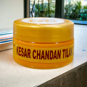Dev Samagri Natural Liquid Kesar Chandan Tilak/Pure Kesar Asthagandh Chandan Tilak (50g) Price ...