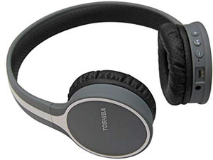 TOSHIBA RZE-BT180H Wireless Bluetooth On Ear Headphone with Mic (Black) Bluetooth Price in India ...