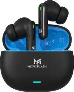 Microflash Air Buds Pro E35 50Hrs Battery Life, High Bass, MIC, AI ENC, Touch, Low Latency ...