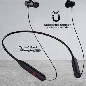 TWS Wireless Neckband, 48Hrs Playtime, Double EQ Mode, Fast Charging_NW_HQ Bluetooth & Wired ...