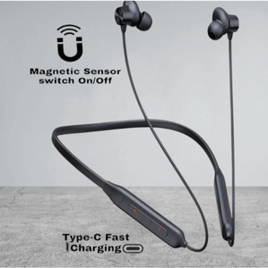 TWS Wireless Neckband, 48Hrs Playtime, Double EQ Mode, Fast Charging_AT_ZC Bluetooth & Wired ...