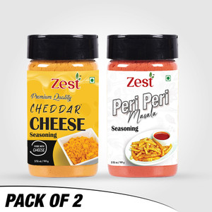 Zest Combo of Premium Quality Cheese and Peri Peri Masala Seasoning Price in India - Buy Zest ...