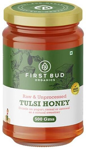 First Bud Organics Tulsi Honey Pure & Organic Rich in Immune-Boosting ...