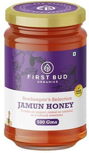 First Bud Organics Jamun Honey Pure Raw & Organic Rich Antioxidants ...