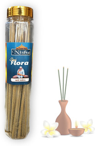 Nisha Agarbatti Sai Flora - Premium & Natural Masala Agarbatti For Puja Meditation(80 Sticks ...
