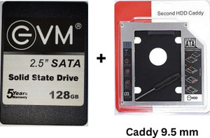 EVM SSD 128 GB Laptop Internal Solid State Drive (SSD) (SSD 128GB WIth Caddy 9.5MM) - EVM ...