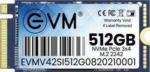 EVM NVMe (2242) 512 GB All in One PC's, Desktop, Laptop Blue PCIe NVMe Internal Solid State ...