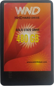 wnd usb 500 gb 480 GB Laptop, Desktop Silver, Black SATA Internal Hard Disk Drive (HDD) (Laptop ...
