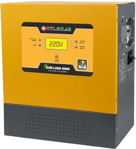 UTL 500 VA rMPPT Solar Charge Controller | Compatible with 12V & 24V Panels | 800VA System with ...