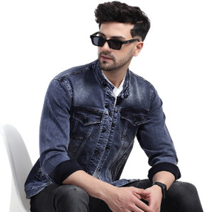 Plus91 Full Sleeve Washed Men Denim Jacket - Buy Plus91 Full Sleeve Washed Men Denim Jacket ...