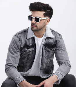 Plus91 3/4th Sleeve Washed Men Denim Jacket - Buy Plus91 3/4th Sleeve Washed Men Denim Jacket ...