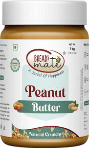 Bread's Mate Peanut Butter Natural Crunchy, High Protein, Naturally Gluten Free 1 kg Price in ...
