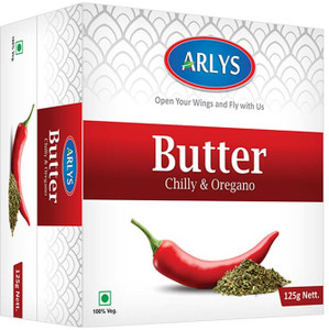 ARLYS Chilly & Oregano Butter | Fresh Ingredients Butter | Pack of 125g Jar Price in India - Buy ...