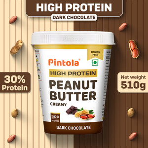 Pintola HIGH Protein Peanut Butter (Dark Chocolate) (Creamy) Price in India - Buy Pintola HIGH ...