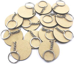 Maitri 50 Pcs Round Shape Key Chains with Ring (50 x 50) mm | Mandala Art Key Chain Price in ...