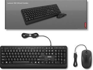 Lenovo Kb Wired Keyboard Mouse Combo Wired Usb Laptop Keyboard Lenovo Flipkart Com